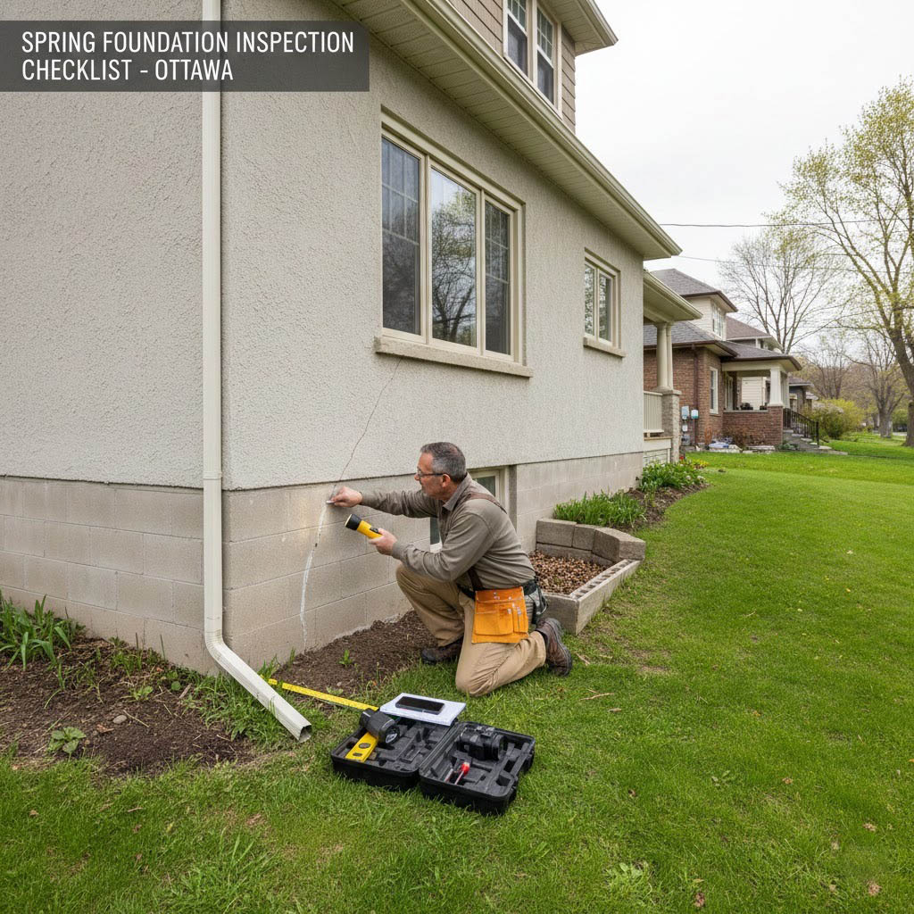 Spring Foundation Inspection Checklist for Ottawa Homeowner